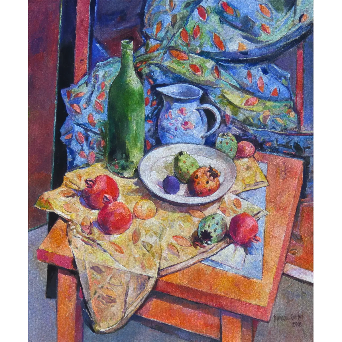 Still Life with Bottle & Jar - Robertson Art Gallery